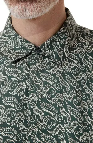 John Varvatos Rodney Hidden Placket Button-up Shirt