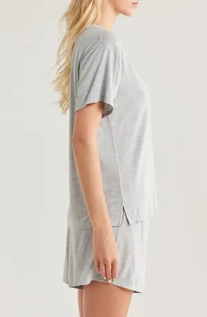 Nordstrom Cool Touch Short Pajamas - Grey Heather