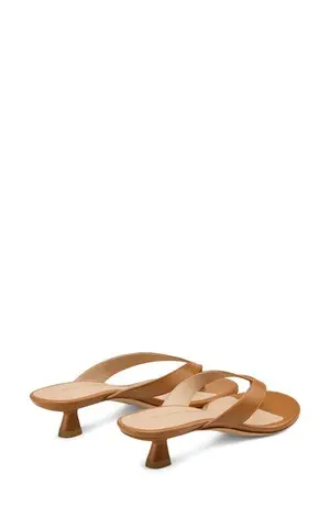 STUART WEITZMAN Rio Kitten Heel Sandal - Macchiato