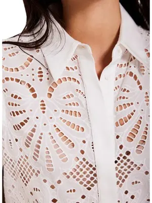 Mint Velvet Broderie Shirt