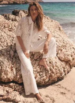 Mint Velvet Broderie Shirt