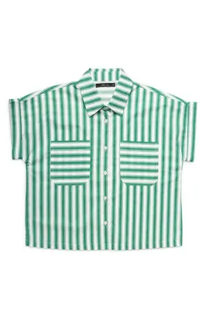 Deluc Nola Stripe Boxy Shirt