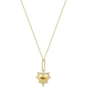Bony Levy Icon Pavé Diamond Heart Pendant Necklace - 18k Yellow Gold