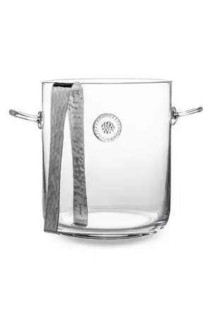 JULISKA Berry & Thread Ice Bucket With Tongs