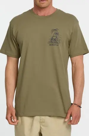 Quiksilver Overgrown Mt0 Graphic T-shirt