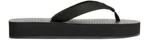 THE ROW Dune Flatform Sandals - Black