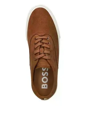 BOSS Suede Low Top Sneakers