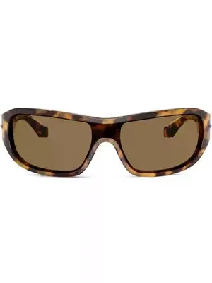 Dolce & Gabbana Shield-frame Sunglasses - Brown