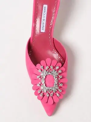 Manolo Blahnik Embellished Mules
