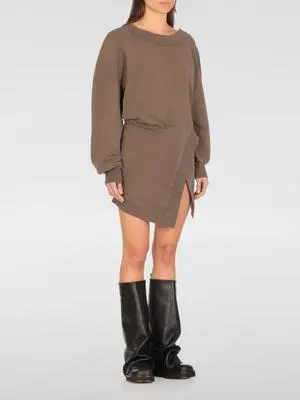 Attico Cotton Dress - Brown