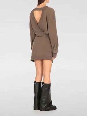 Attico Cotton Dress - Brown
