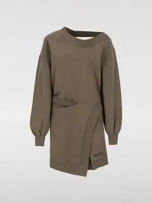 Attico Cotton Dress - Brown