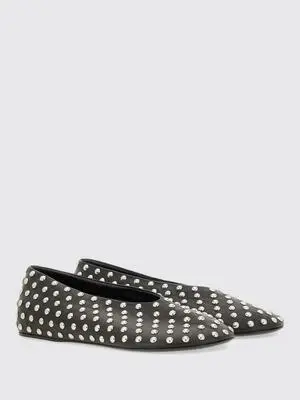 JIL SANDER Studded Ballet Flats - Black