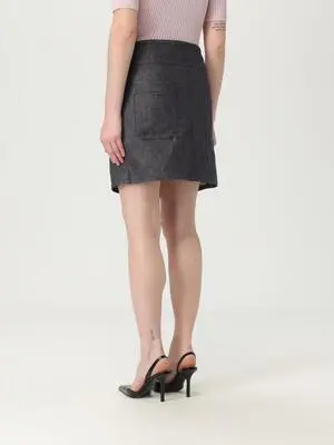 COURREGES A-line Mini Skirt - Grey