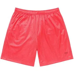 Supreme Small Box Baggy Mesh Short 'coral' Orange