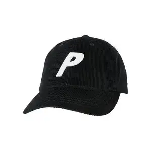 PALACE P-tech Cord 6-panel Hat - Black
