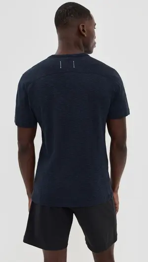 Reigning Champ 1x1 Slub Slim T-shirt - Navy