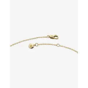 Monica Vinader Initial-v Stamp Vermeil Chain Bracelet - Gold