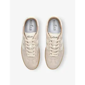 Hogan Suede Low-top Trainers - Beige