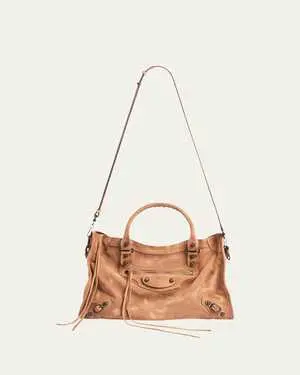 Balenciaga Le City Medium Tote Bag - Noce