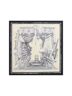 CALLAS MILANO Roma Rome Scarf White