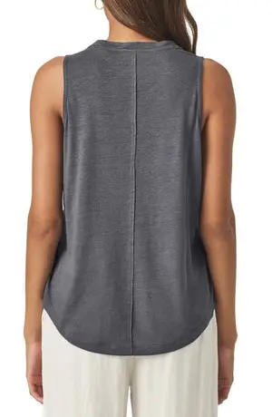 Splendid Cady Crewneck Linen Blend Tank - Ink
