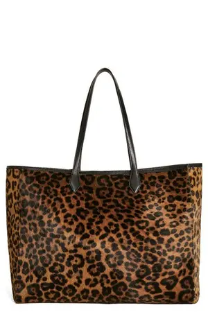 REFORMATION Reformation Sofia Tote Leopard Haircalf