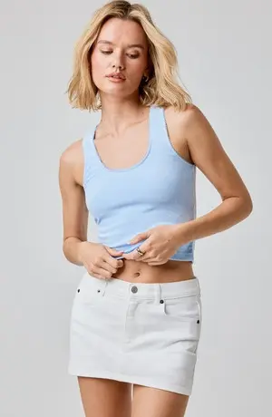 FLORENCE BY MILLS Denim Miniskirt
