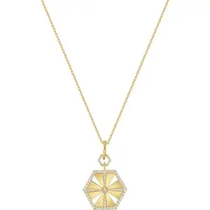 Bony Levy Kiera Diamond Medallion Chain Necklace - 18k Yellow Gold