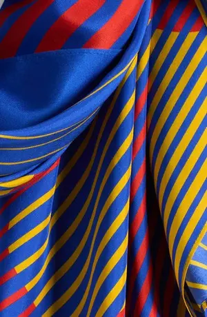 Lack Of Color Color Print Long Scarf
