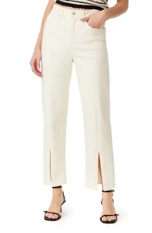 Habitual High-waist Slit Hem Denim Jeans