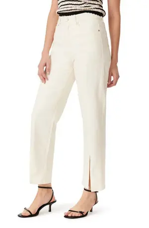 Habitual High-waist Slit Hem Denim Jeans