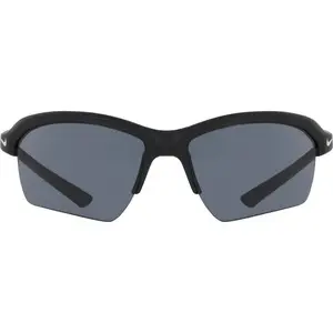 Nike Skylon Ace Rectangular Sunglasses - Matte Black / Grey