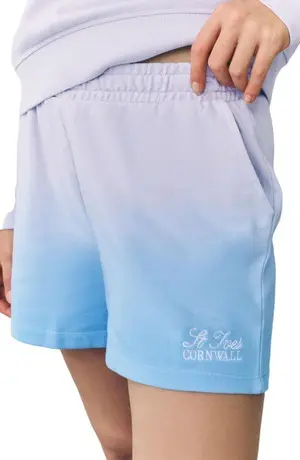 NEXT Ombré Sweat Shorts - Blue