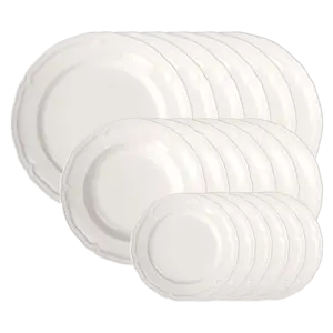 VILLEROY & BOCH Manoir 18 Piece Set - White