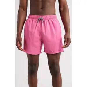 BOARDIES Solid Swim Trunks - Pink