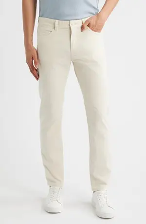 BOSS Delaware Slim-fit Five-pocket Pants - Open White