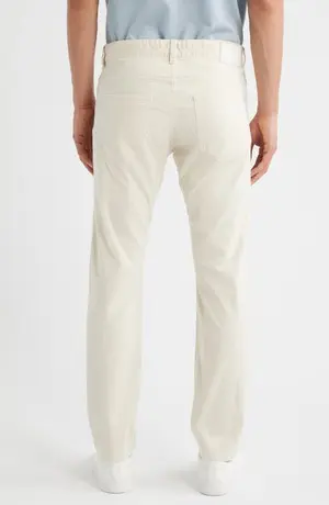 BOSS Delaware Slim-fit Five-pocket Pants - Open White