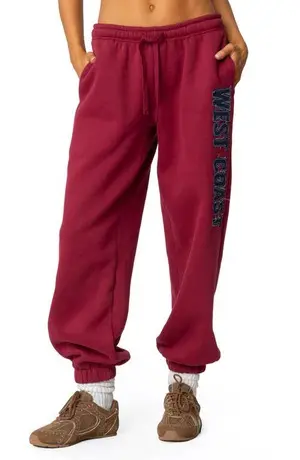 Edikted Embroidered Sweatpants For Women