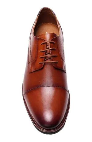 A. VEER New York Lace-up Derby - Tan Leather