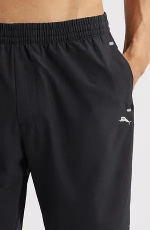 Tommy Bahama Huntington Bay 8" Swim Trunks - Black