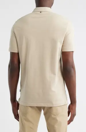BOSS Pitton Slim Fit Mercerized Cotton Polo