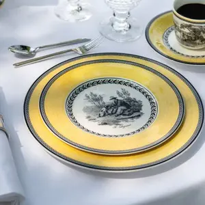 VILLEROY & BOCH Audun Ferme 12 Piece Dinnerware Set For 4