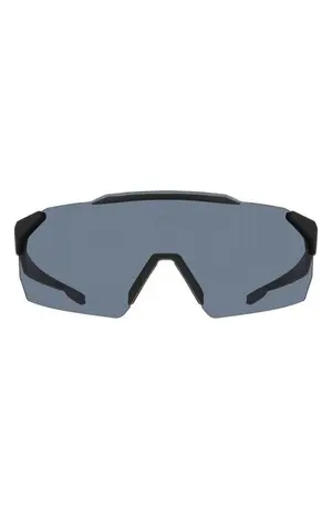 Nike Limitless 61mm Shield Sunglasses Matte Black / Grey