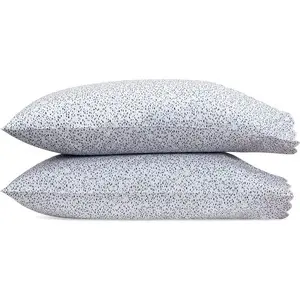 MATOUK Celine Set Of 2 Pillowcases Prussian Blue
