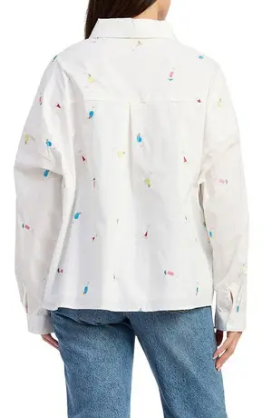EN SAISON Nellie Printed Button-up Shirt