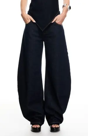 Lioness Horseshoe Low Rise Barrel Leg Jeans