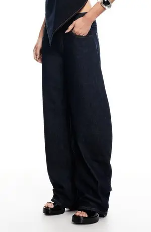 Lioness Horseshoe Low Rise Barrel Leg Jeans