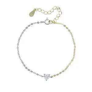 MAZIN JEWELS Avignon Square Bracelet Silver/gold