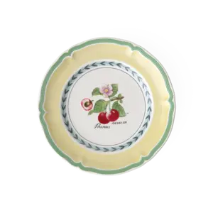 VILLEROY & BOCH French Garden Valence Cherry Appetizer/dessert Plate - White